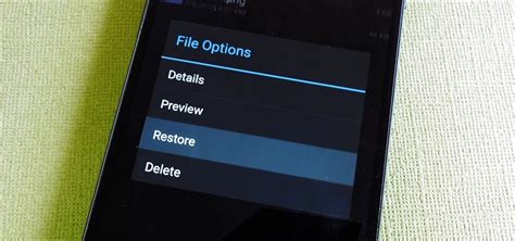 How To Add A Recycle Bin To Your Nexus For Easier File Recovery Nexus Gadget Hacks