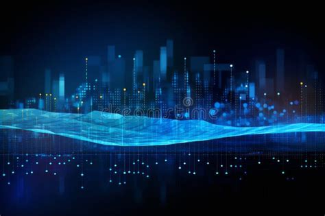 Digital Graphic Abstract Background For Technological Processes Neural