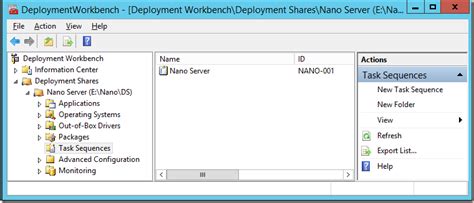 create a nano server iso image deployment research