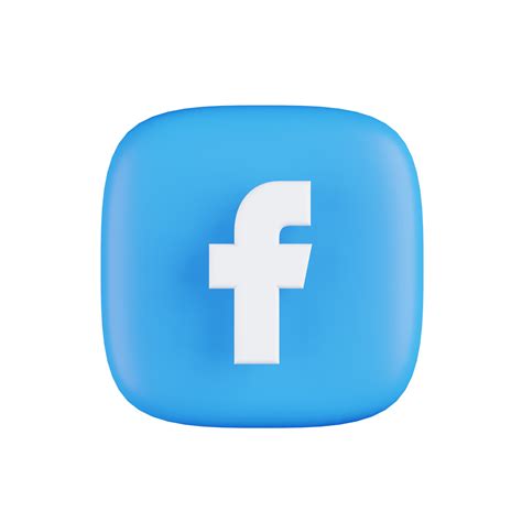 Facebook 3d Illustration 13212095 Png
