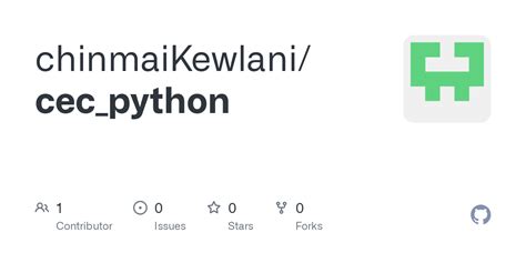 Github Chinmaikewlanicecpython