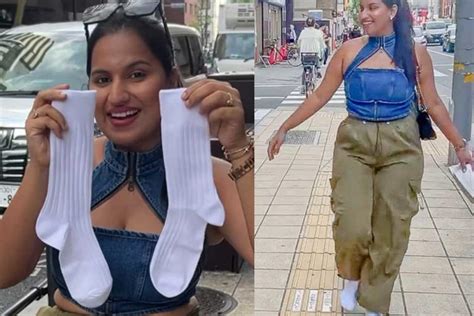 ‘흰 양말만 신고 도쿄 길거리 걸어다니면 벌어지는 일 대박