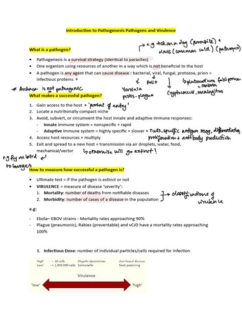 Introduction To Pathogenesis Pdf Pathogen Infection