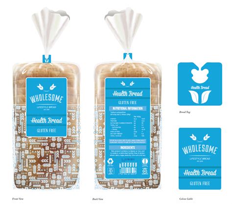 Wholesome Bread Packaging Behance