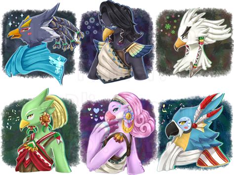 Revali Kass Teba Saki Harth And 1 More The Legend Of Zelda And 1