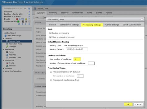 Vmware Horizon View 7 Instant Clone Desktop Pool Part 8 Virtually Boring