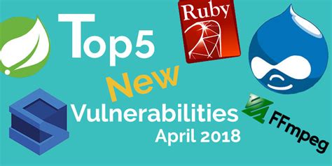Top 5 New Open Source Vulnerabilities In April 2018