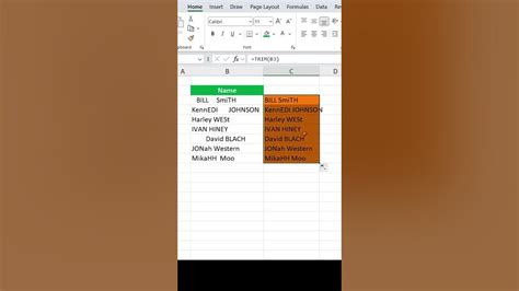 Master The Trim Function In Excel Remove Extra Spaces Easily Youtube