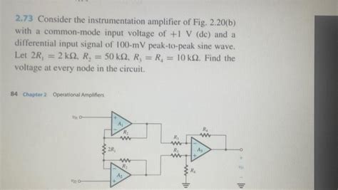 Solved D 2 64 Using The Difference Amplifier Configuration