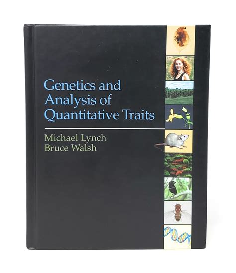 Genetics And Analysis Of Quantitative Traits By Lynch Michael Walsh Bruce Hardcover 1998
