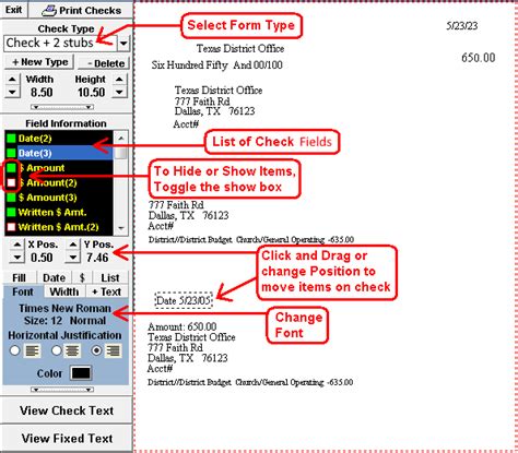 NTS FAQ Setup Check Printing
