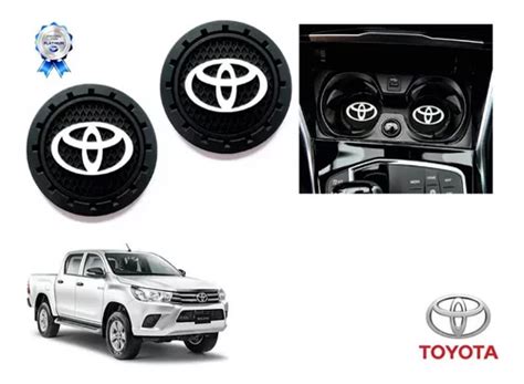 Par Porta Vasos Premium Logo Toyota Hilux 2013 A 2019 2020 Mercadolibre