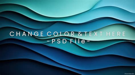 Abstract Waves In Varying Shades Of Blue Create A Soothing Fluid Design Premium Ai Generated Psd