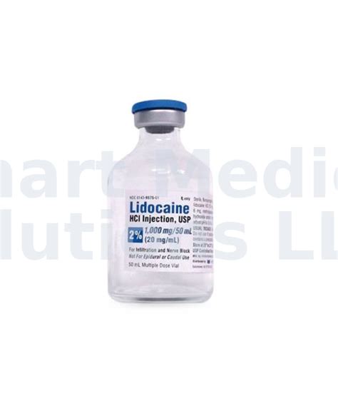 Lidocaine Hcl Injection 2 Mdv 50ml Smartmed Solutions