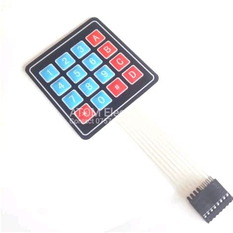 4×4 matrix keypad atom electronics