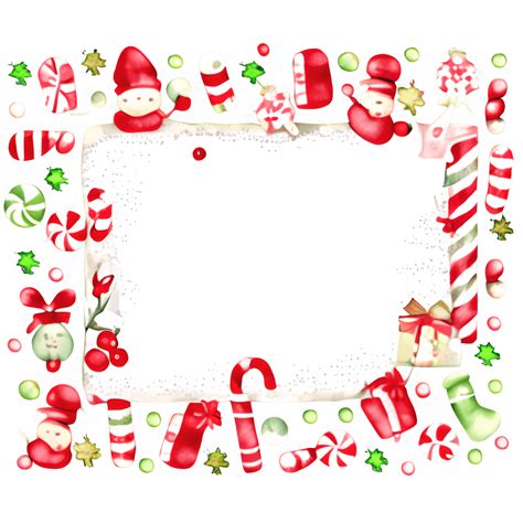 Christmas Candy Border · Creative Fabrica