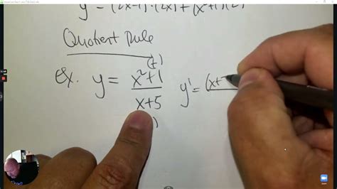Calculus Bc Product Rule Quotient Rule Trig Rules Review Youtube