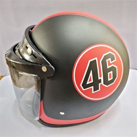 หมวกกันน็อคคลาสสิควินเทจ 46แบบเต็มใบ ไซส์ L Aodjaroenyon6395 Thaipick