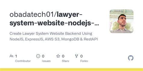 Github Obadatech01lawyer System Website Nodejs Mongodb Api Create