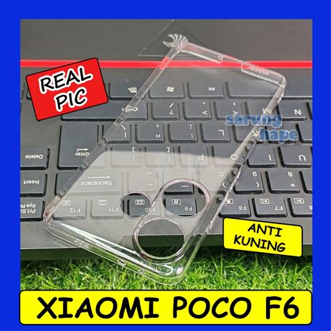 Jual Xiaomi Poco F Mika Transparan Clear Hard Case Hardcase Casing Cover Bening Keras