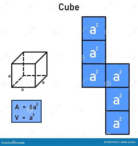Volume Formulas Of Basic Shapes Cartoon Vector 306999933