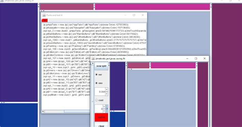Jimakoskx Java Code Generation For Jsplitpane Complex