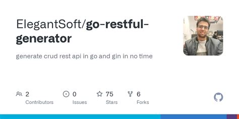 GitHub ElegantSoft Go Restful Generator Generate Crud Rest Api In Go And Gin In No Time