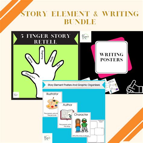 Story Elements And Writing Bundle Classful
