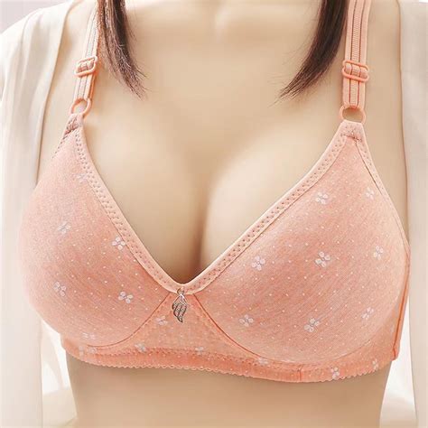 Com1950s Bras For Women Bra Large And Thin Without Steel Ring With Side
