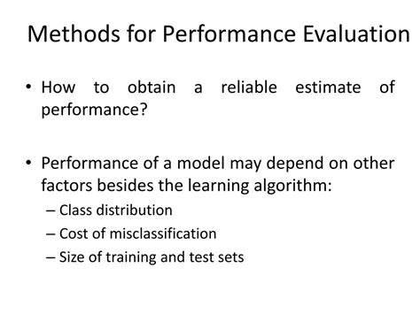 Ppt Classification Ii Continued Model Evaluation Powerpoint