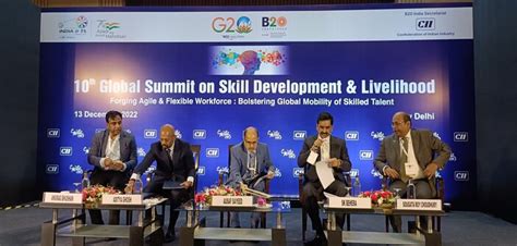 10th Cii Global Summit On Skill Development And Livelihood
