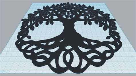 Tree Of Life Wall Art By Peter Ennist Download Free STL Model Printables Com