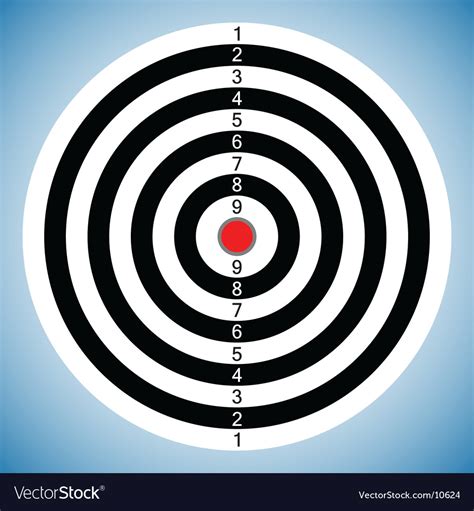 Dartboard Royalty Free Vector Image VectorStock