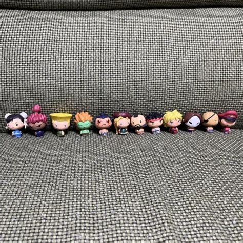 Street Fighter Figure Ryu Ken Chun Li Honda Cammy Vega Akuma Set Lot Of