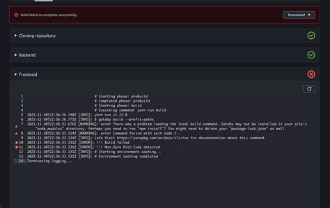 Amplify Build Frontend Phase Not Installing Packages · Issue 2418 · Aws Amplifyamplify Hosting