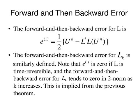 ppt a limiting strategy for the bfecc method for solving advection