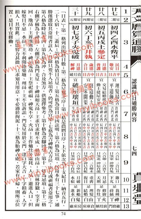 蔡伯励传人合编真步堂天文历算通胜2020庚子年 曆法 星易图书网