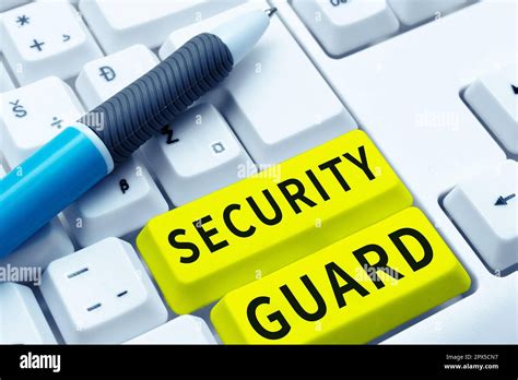 Text Caption Presenting Security Guard Business Idea Tools Used To