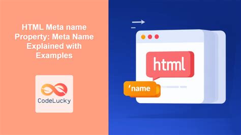 Html Attribute Name Property Attribute Name Codelucky