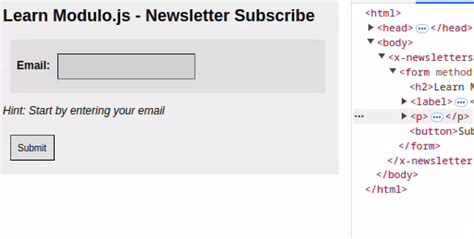 Learn Template Tags While Creating Interactive Forms In A Web Component Learn Modulojs Part