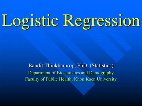 PPT Logistic Regression PowerPoint Presentation Free Download ID 9580968