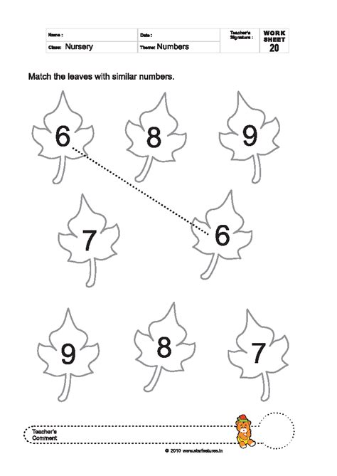 Free Pre Primary Worksheets