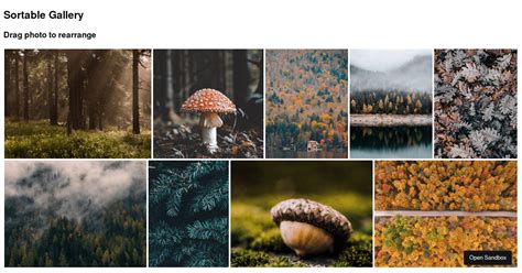 React Photo Gallery With React Sortable Hoc Forked Codesandbox