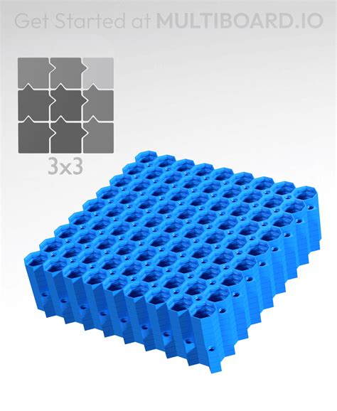 9x9 Tiles 3x3 Board Ironing Stack 3d Model By Multiboard On Thangs