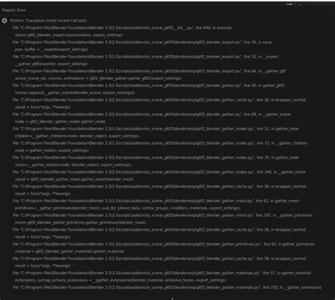 I Cant Export To Glb Technical Support Blender Artists Community