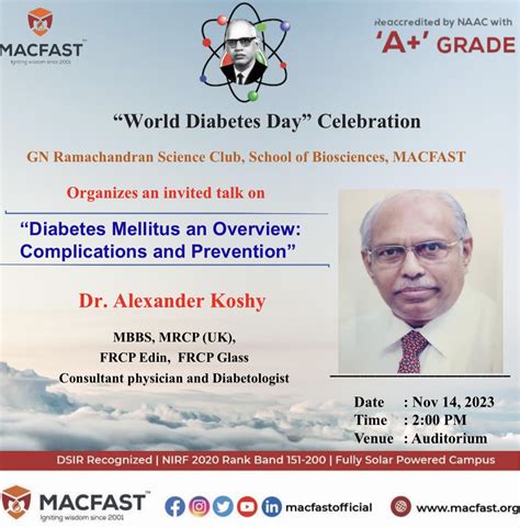 World Diabetes Day Celebration Macfast
