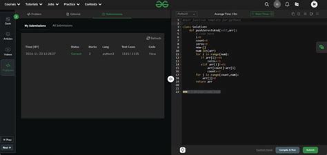 Mukesh Kumar On Linkedin Gfg160 Geekstreak2024 Codingchallenge