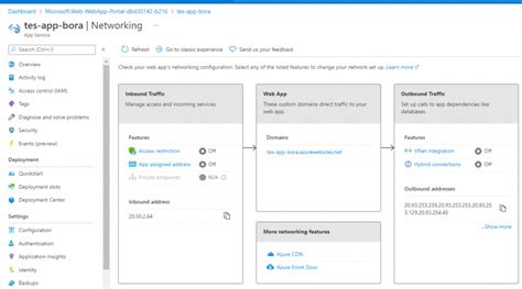 Azure App Service Outbound Statik Ip Bora Arat Kişisel Web Blogu