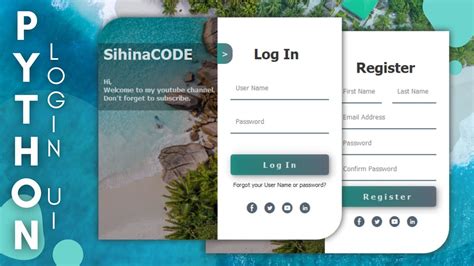 Pyqt5 Tutorial Login Reg Ui Youtube