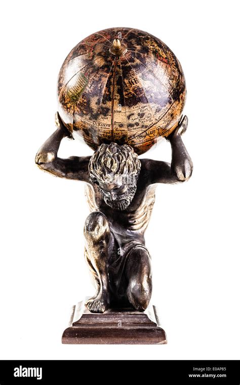 Female Atlas Holding The World